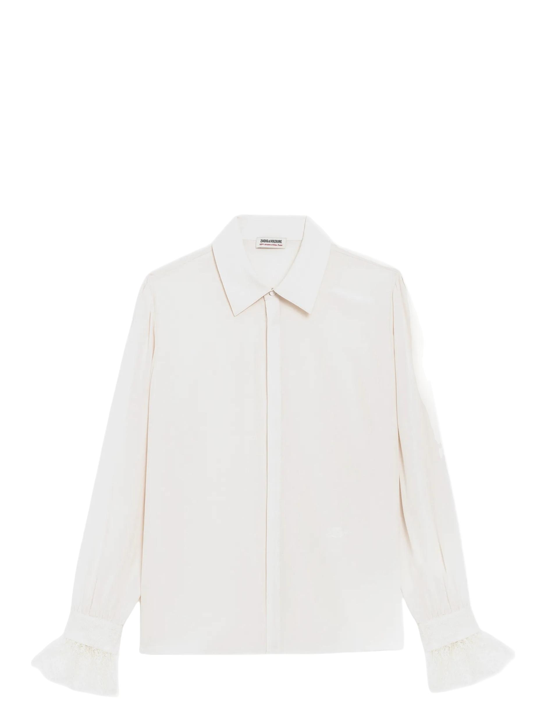 ZADIG&VOLTAIRE Zadig & Voltaire Silk Lace Cuff Shirt